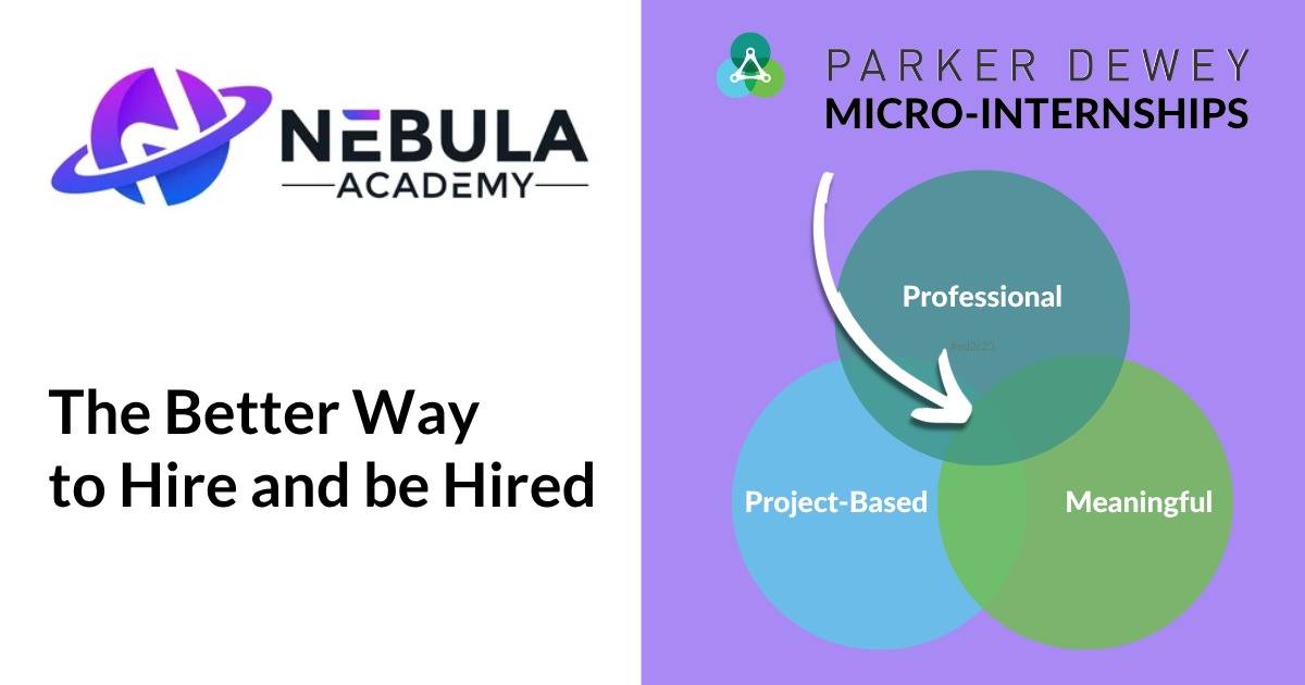 Nebula Academy Students | Join Parker Dewey for Flexible, Paid Experience